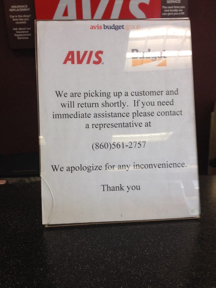 AVIS RENT A CAR - Updated October 2025 - 11 Reviews - 1445 New Britain ...