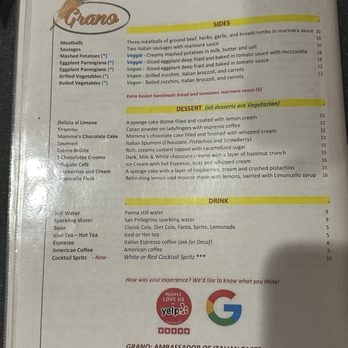GRANO ITALIAN RESTAURANT & WINE BAR - Updated July 2025 - 1571 Photos ...