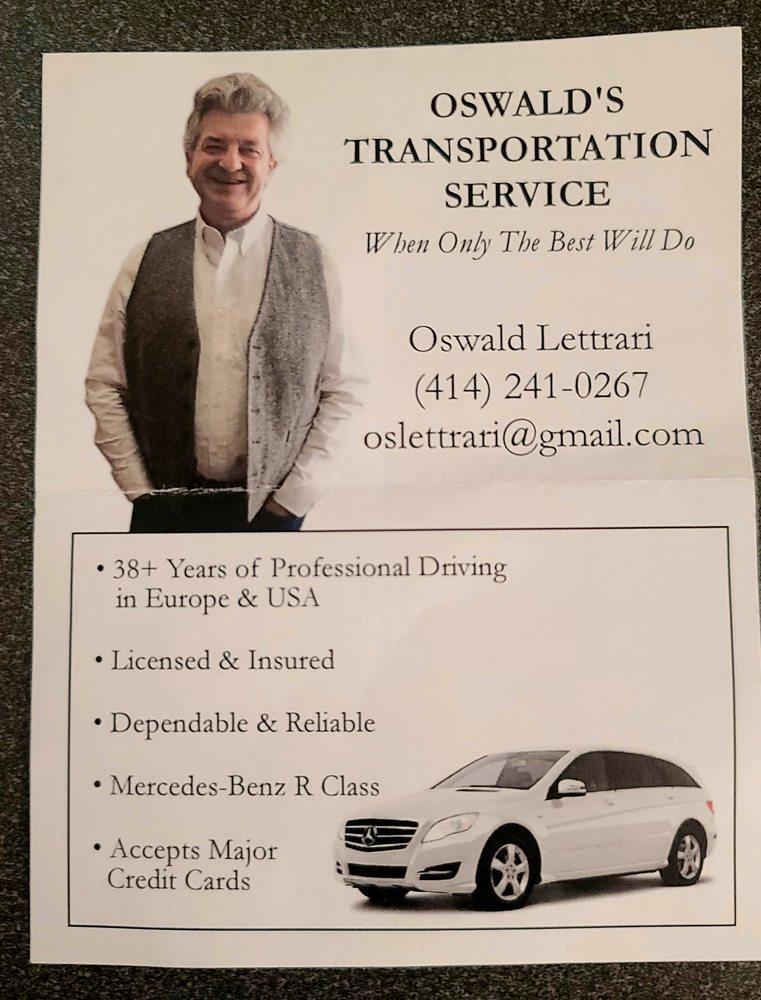 OSWALD’S TRANSPORTATION SERVICE - Updated December 2025 - Milwaukee ...