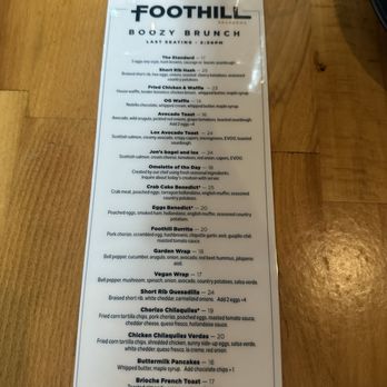 FOOTHILL - Updated October 2024 - 1742 Photos & 1240 Reviews - 2835 E ...