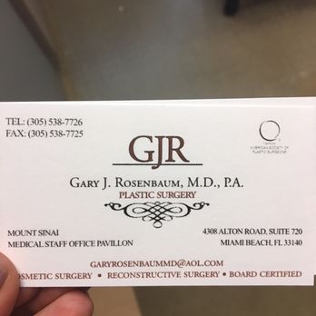 GARY ROSENBAUM, MD, PA - Updated December 2025 - 20 Reviews - 4302 ...