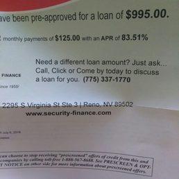 Security Finance Reviews | Read Customer Service Reviews of security ...