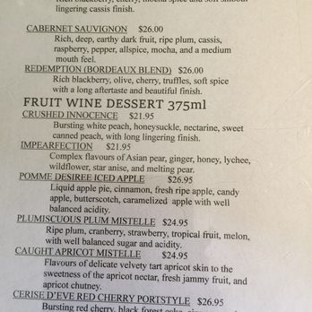 FORBIDDEN FRUIT WINERY - Updated February 2025 - 14 Photos - 620 Sumac ...