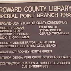 BROWARD COUNTY LIBRARIES - IMPERIAL POINT BRANCH - 28 Photos & 10 ...