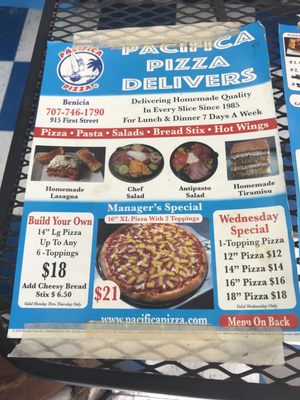 PACIFICA PIZZA - 51 Photos & 186 Reviews - 915 1st St, Benicia ...