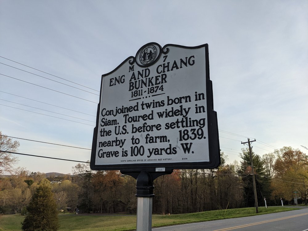 THE GRAVE OF CHANG AND ENG BUNKER - Updated July 2025 - 614 Old US 601, Mount Airy, North ...