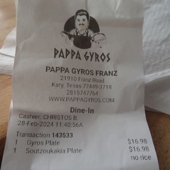 PAPPA GYROS - Updated July 2024 - 557 Photos & 874 Reviews - 21910 ...