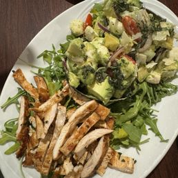 Crispy Shrimp and Avocado Caprese