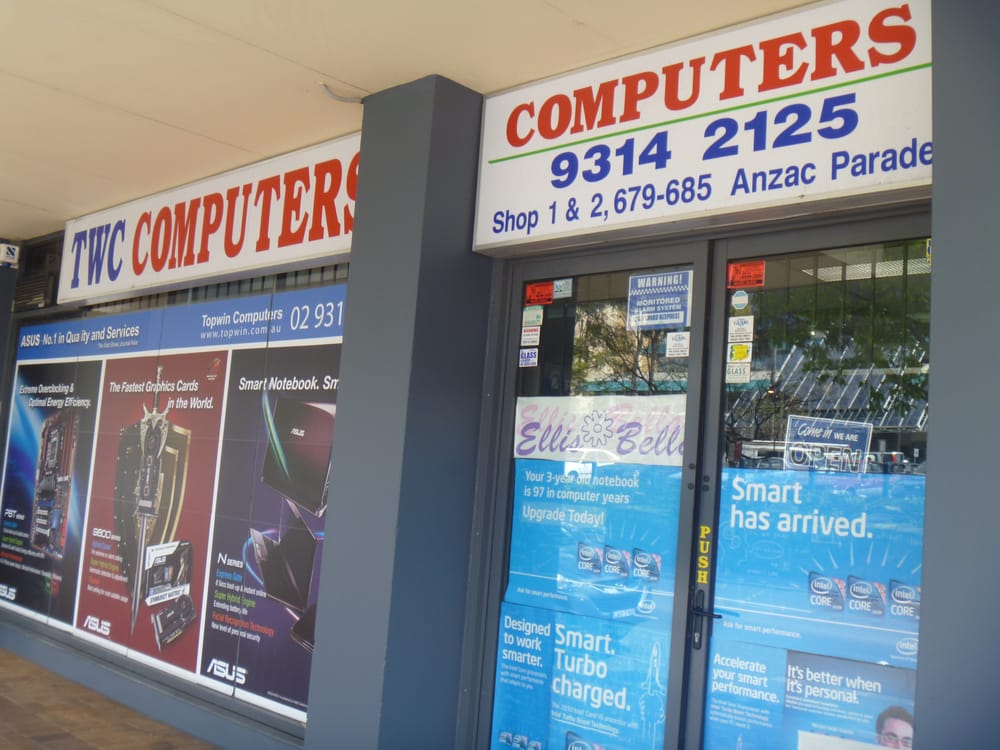 TWC TOP WIN COMPUTERS - Shop 1 & 2 679-685 Anzac Pde, Maroubra New ...