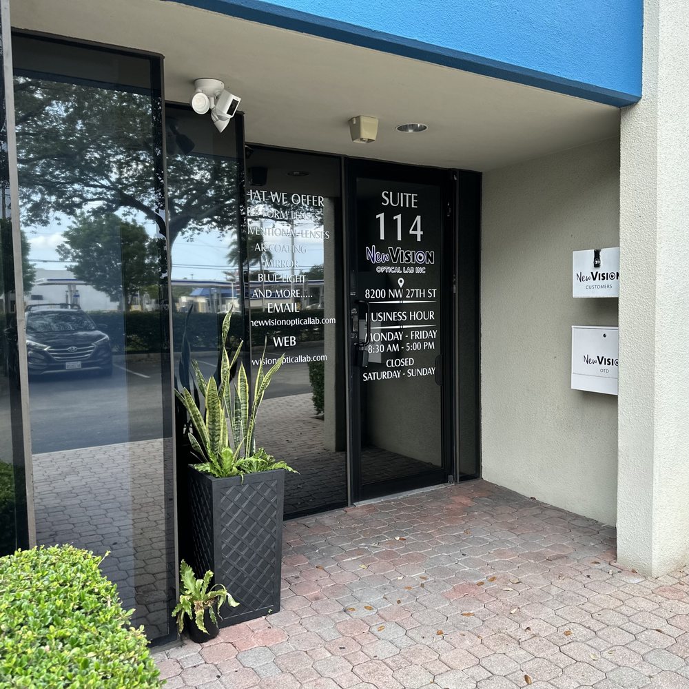 NEW VISION OPTICAL LAB - Open for Business - 8200 NW 27th St, Doral ...