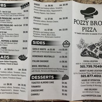 POZZY BROS. PIZZA - Updated December 2025 - 31 Reviews - 727 N ...