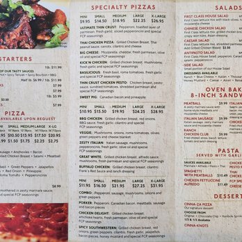 FIRST CLASS PIZZA - Updated February 2025 - 399 Photos & 452 Reviews ...