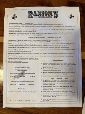 RANSOM’S STEAKHOUSE - Updated October 2025 - 99 Photos & 265 Reviews ...