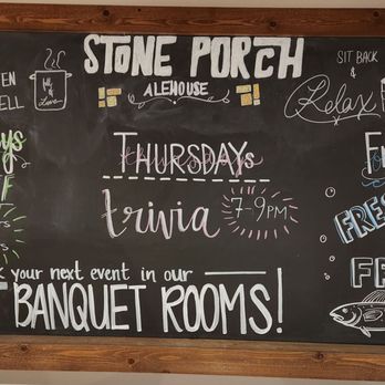 STONE PORCH ALE HOUSE - Updated December 2025 - 31 Photos & 35 Reviews ...