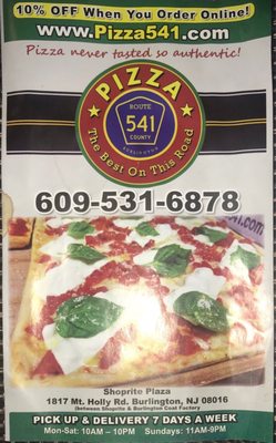 PIZZA 541 - Updated July 2025 - 22 Photos & 45 Reviews - 1817 Mt Holly ...
