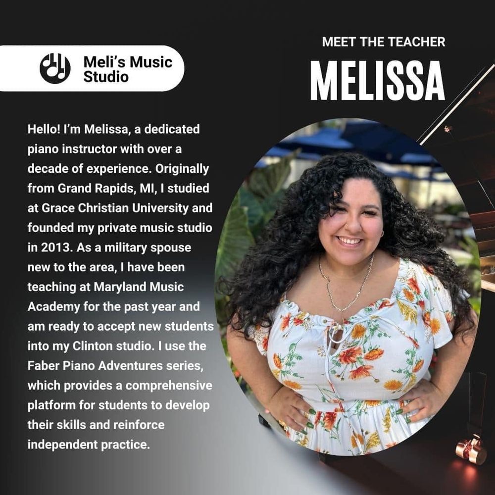 MELI’S PIANO STUDIO - Updated October 2024 - Request Information ...