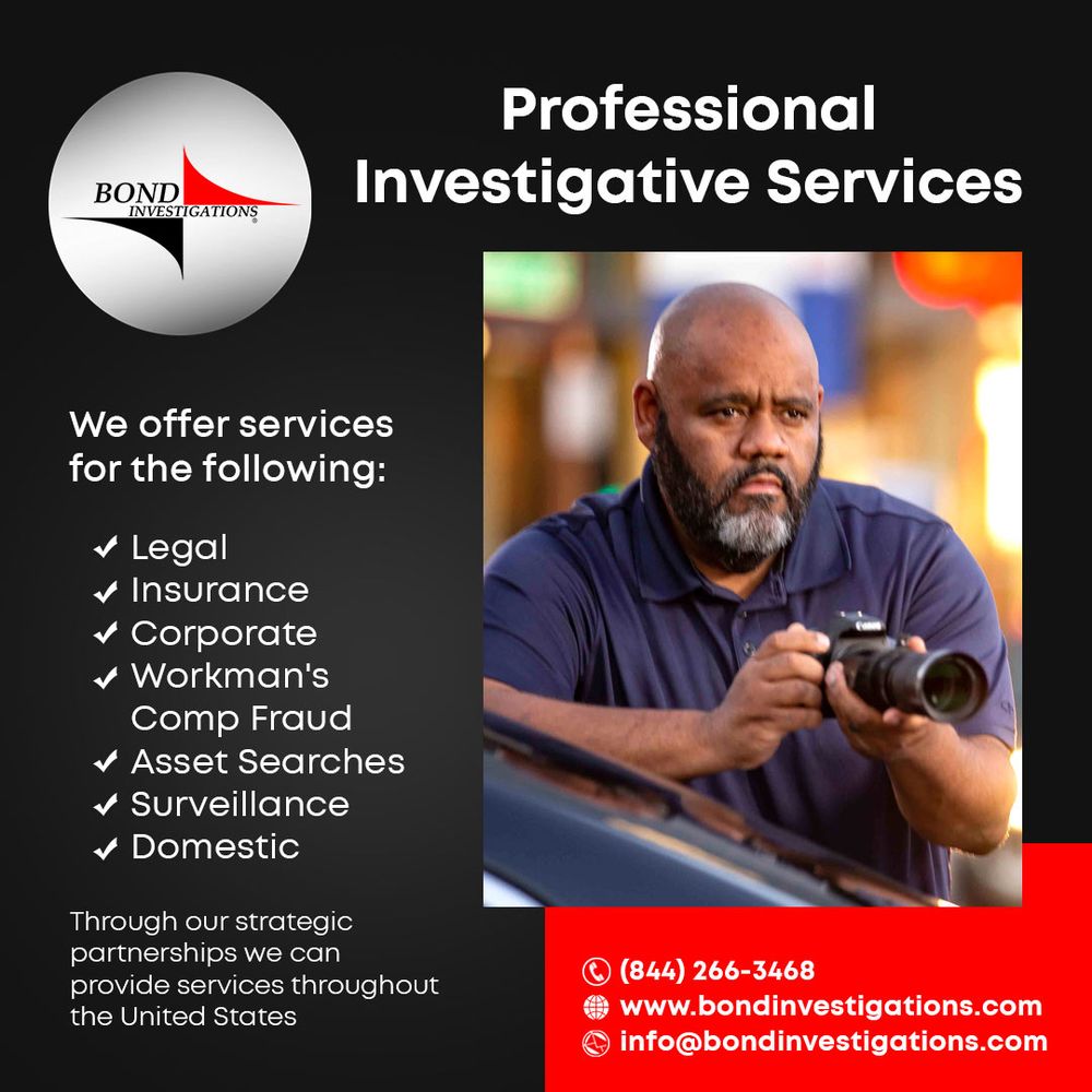 BOND INVESTIGATIONS - ALASKA - Updated July 2025 - 255 W Fireweed Ln ...