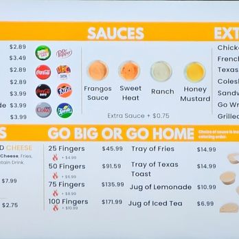 FRANGOS CHICKEN FINGERS - Updated July 2025 - 17 Photos & 28 Reviews ...