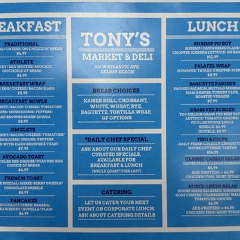 TONY’S MARKET & DELI - Updated May 2026 - 71 Photos - 301 W Atlantic ...