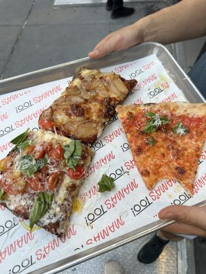 Photo of Mama's Too - New York, NY, US. House slice, a poached peach ...