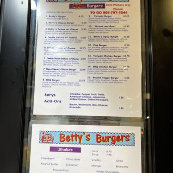 BETTY’S BURGERS - Updated December 2024 - 41 Photos & 59 Reviews - 2239 ...