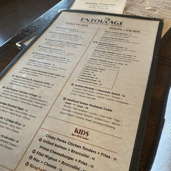 ENTOURAGE - Updated July 2025 - 196 Photos & 71 Reviews - 5101 Main St ...