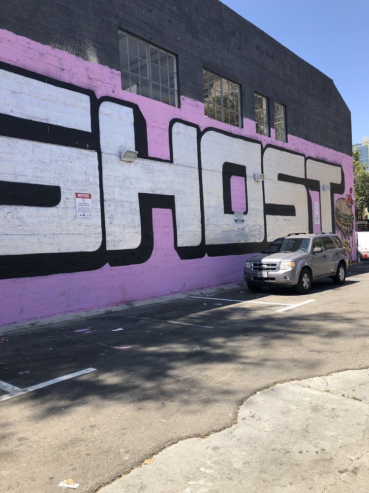 GHOST MURAL - Harrison St & 14th St, Oakland, California - Public Art ...