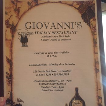 GIOVANNI’S ITALIAN RESTAURANT - Updated August 2025 - 24 Photos & 44 ...