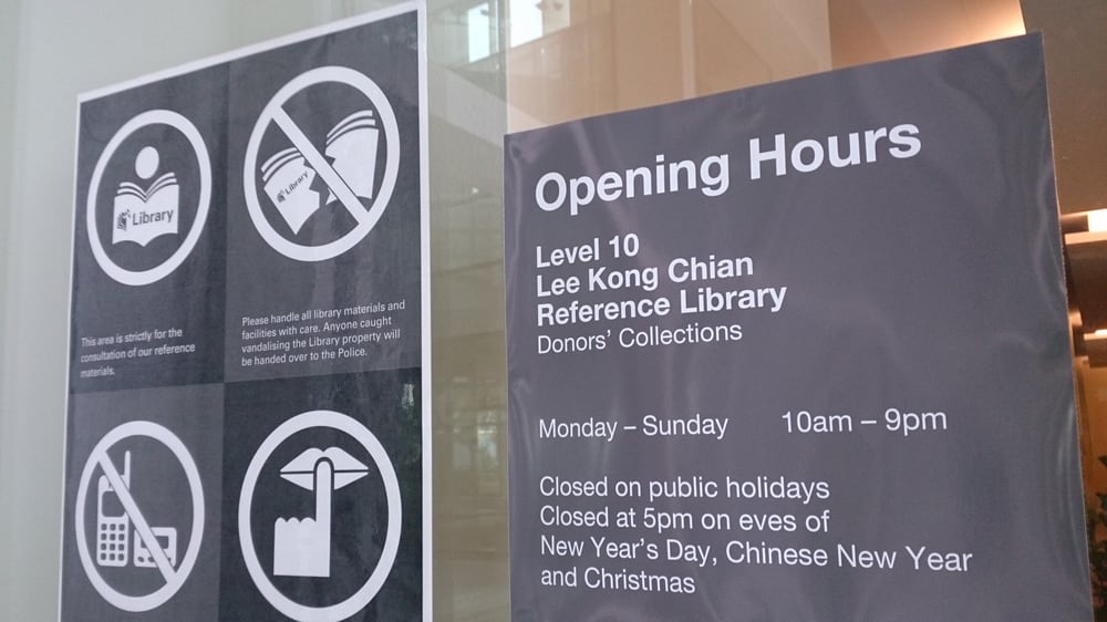 LEE KONG CHIAN REFERENCE LIBRARY - Updated October 2025 - 100 Victoria ...