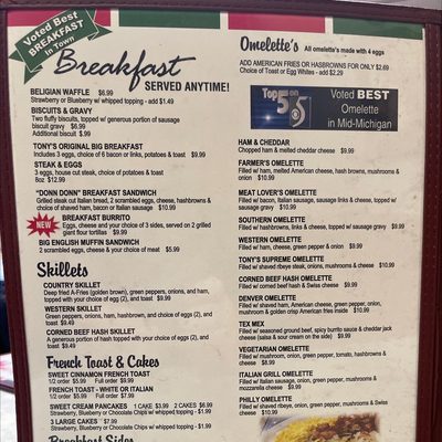 TONY’S RESTAURANT-SHIELDS - Updated October 2024 - 10 Photos & 23 ...