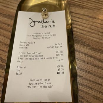 Book a Table - Jonathan’s The Rub East End - Updated November 2025 ...