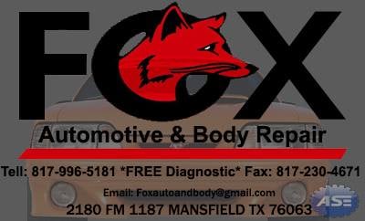 FOX AUTOMOTIVE AND BODY REPAIR - 2180 Fm 1187, Mansfield, Texas - Body ...
