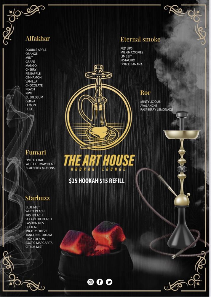 THE ART HOUSE HOOKAH LOUNGE - Updated December 2025 - 36 Photos & 36 ...