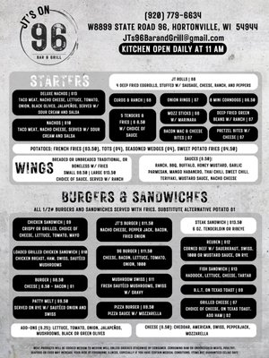 JT’S ON 96 BAR AND GRILL - Updated October 2025 - 17 Photos - W8899 ...
