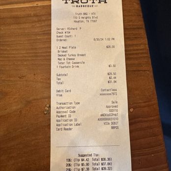TRUTH BBQ - Updated July 2024 - 1877 Photos & 1001 Reviews - 110 S ...