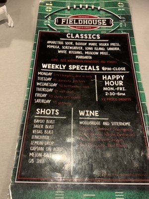 FIELDHOUSE BAR & GRILL - Updated September 2025 - 30 Photos & 57 ...