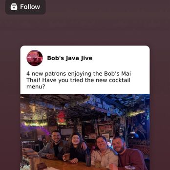 BOB’S JAVA JIVE - Updated December 2025 - 109 Photos & 85 Reviews ...