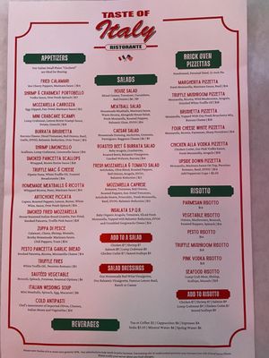 TASTE OF ITALY RISTORANTE - Updated September 2025 - 60 Photos & 80 ...