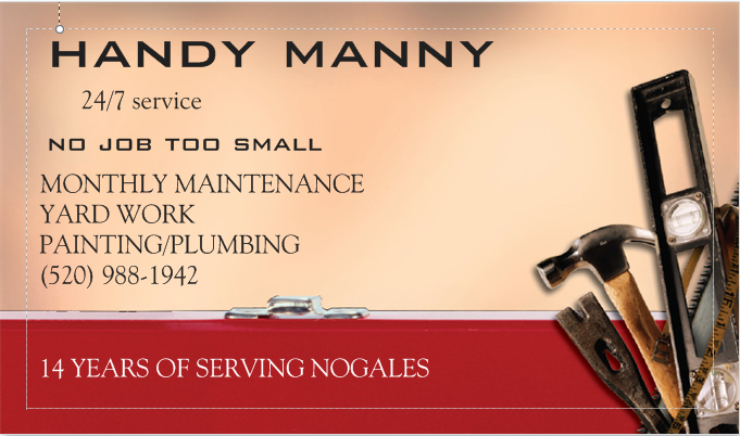 HANDY MANNY HANDYMAN SERVICES - Updated October 2025 - Nogales, Arizona ...