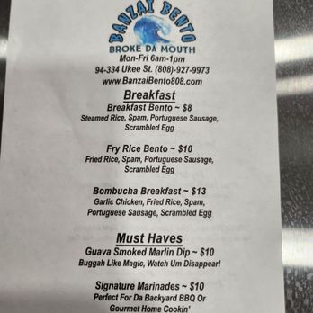 BANZAI BENTO - Updated June 2024 - 89 Photos & 39 Reviews - 94-334 ...