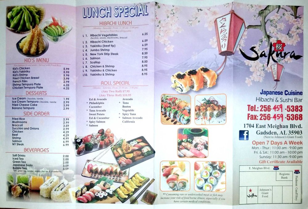 SAKURA JAPANESE CUISINE HIBACHI AND SUSHI BAR - Updated December 2025 ...