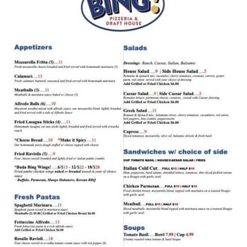 THE BING PIZZERIA & DRAFT HOUSE - Updated November 2024 - 37 Photos ...