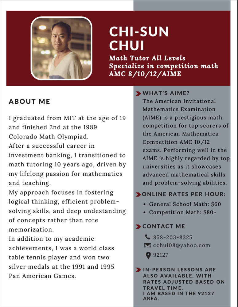 CHI-SUN CHUI - Updated October 2024 - Request Information - San Diego ...