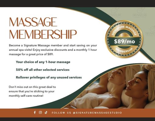SIGNATURE MASSAGE STUDIO - Updated October 2025 - Request an ...