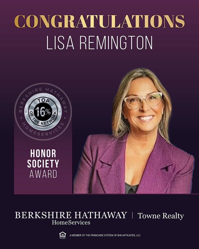 LISA REMINGTON - BERKSHIRE HATHAWAY RW TOWNE REALTY - Updated December ...