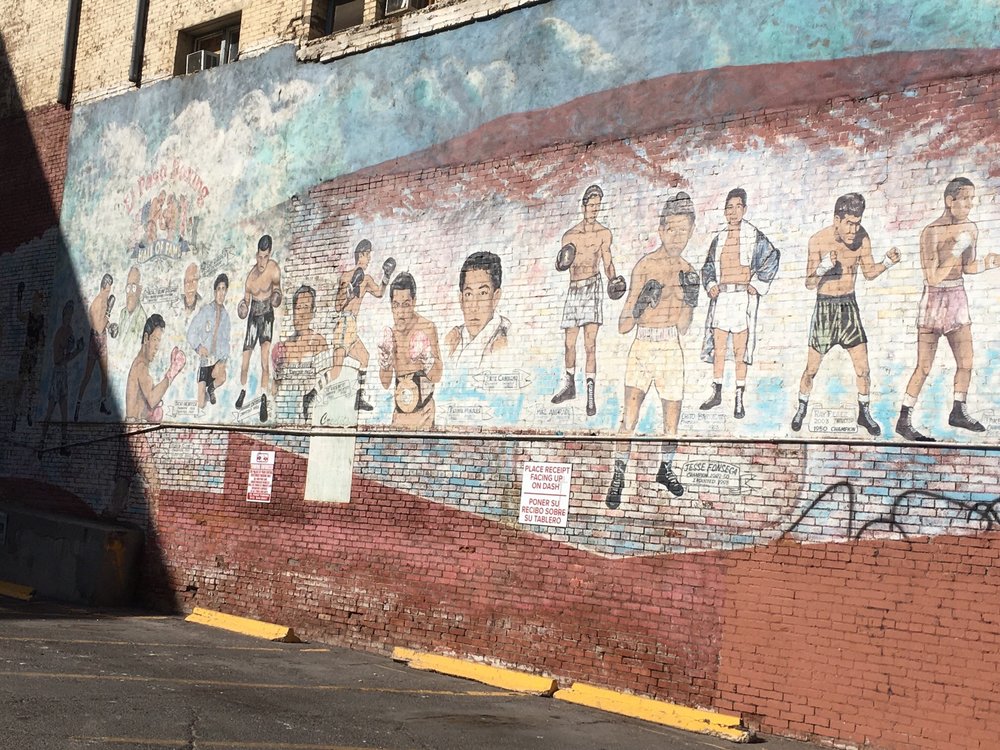 ICONIC BOXERS GRAFFITI WALL - 212 E Mills Ave, El Paso, Texas - Public ...