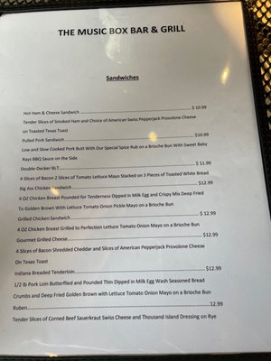 THE MUSIC BOX BAR & GRILL - Updated September 2025 - 203 North Meridian ...