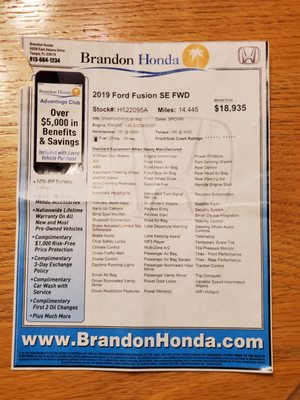 BRANDON HONDA - Updated August 2024 - 79 Photos & 341 Reviews - 9209 E ...