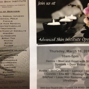 ADVANCED SKIN INSTITUTE - 58 Reviews - 3800 Geer Rd, Turlock ...