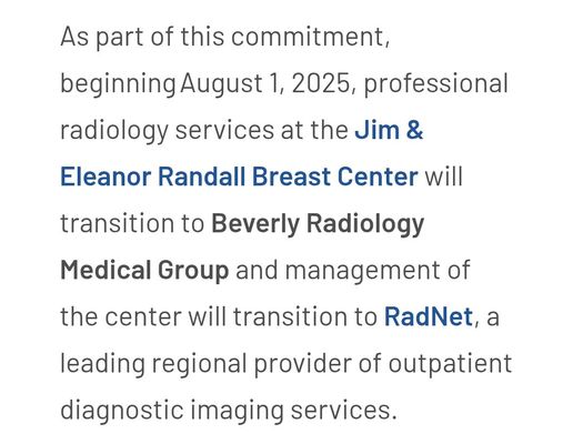 JIM & ELEANOR RANDALL BREAST CENTER - Updated October 2025 - 31 Photos ...